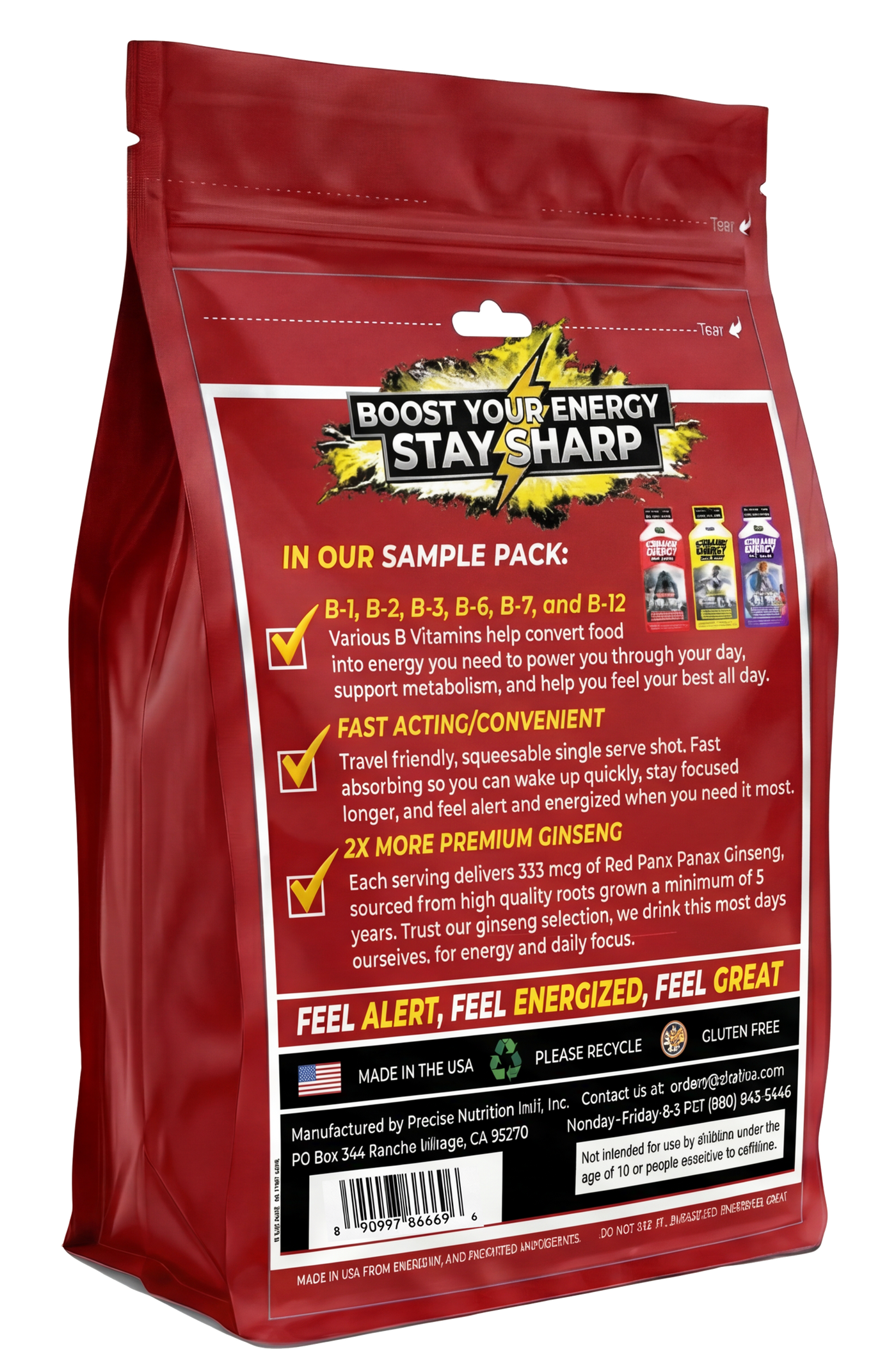 Screamin Energy® | Mocha, Vanilla, & Tropical Sample Pack